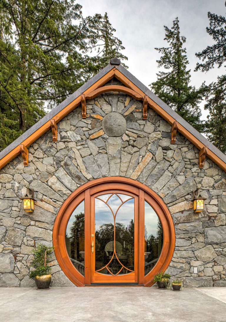 Whimsical Cottage Inspired by Storybook-Style Hobbit House