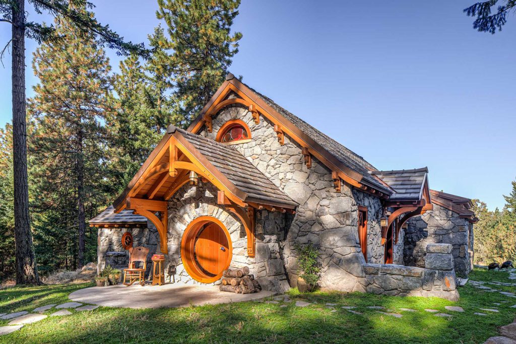 Whimsical Cottage Inspired by Storybook-Style Hobbit House