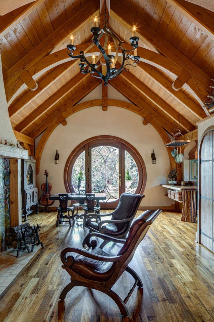 Whimsical Cottage Inspired by Storybook-Style Hobbit House