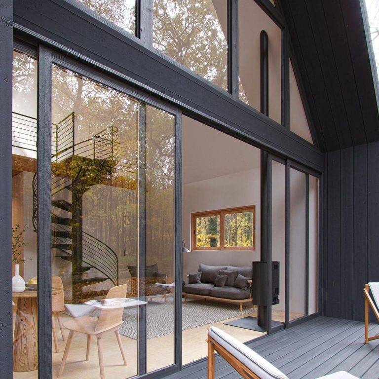 Modern Alpine Cottage Brings the Outdoors In