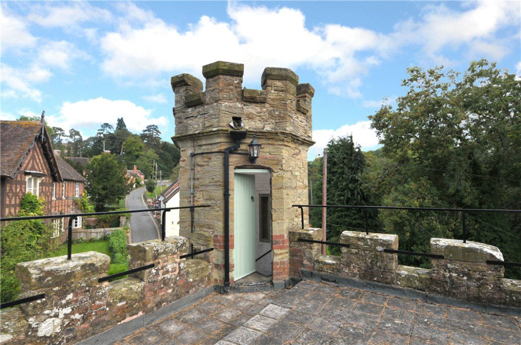 Gothic Revival Style Castle Tower Converted To Charming Two-Bedroom Home
