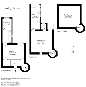 Gothic Revival Style Castle Tower Converted To Charming Two-Bedroom Home