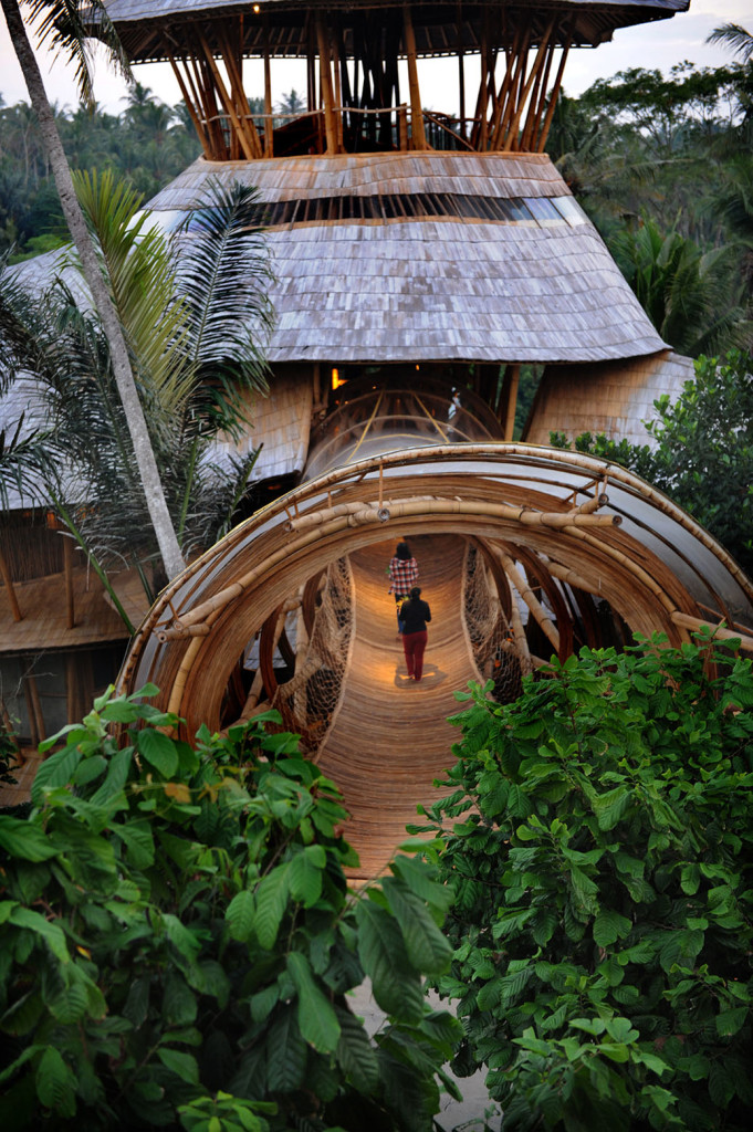 Dramatic Bamboo House In Bali