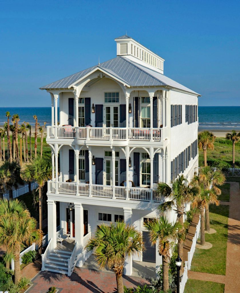 Coastal Home in Beachtown with Victorian Architectural Lines