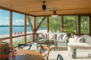 Classic Lakeside Retreat With Private Beach On Lake Sunapee