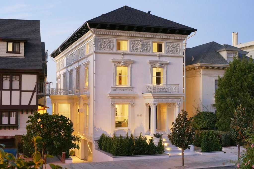 Restored Pacific Heights Mansion with Beaux-Arts Architecture