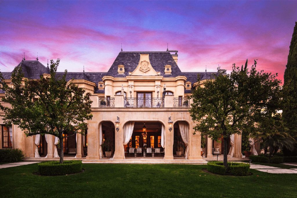 Palatial French Chateau Style Mega Mansion in Beverly Hills