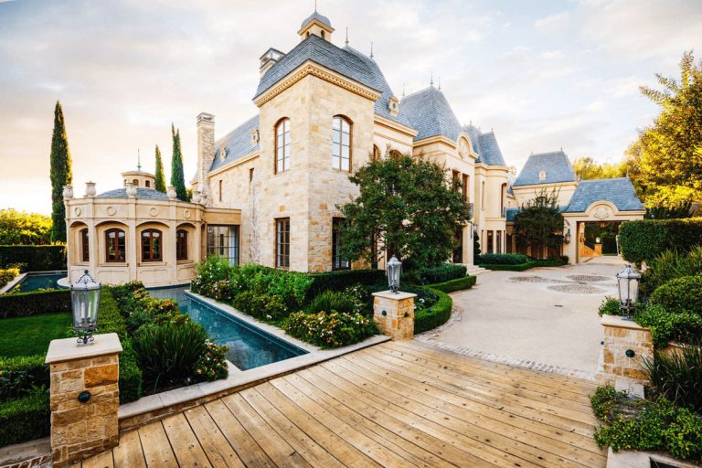 Palatial French Chateau Style Mega Mansion in Beverly Hills