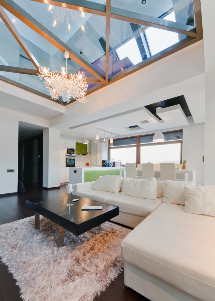 Transparent Loft Interior Design In Romania | iDesignArch | Interior ...