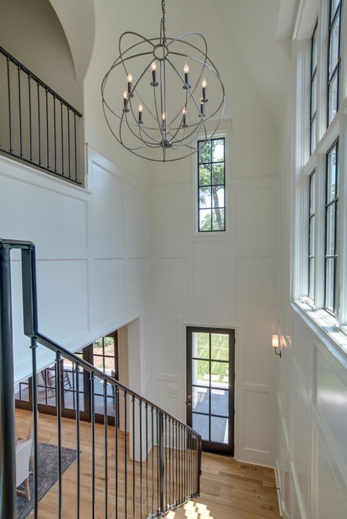 Unique Custom Home with a Transitional Style Façade and Sophisticated ...