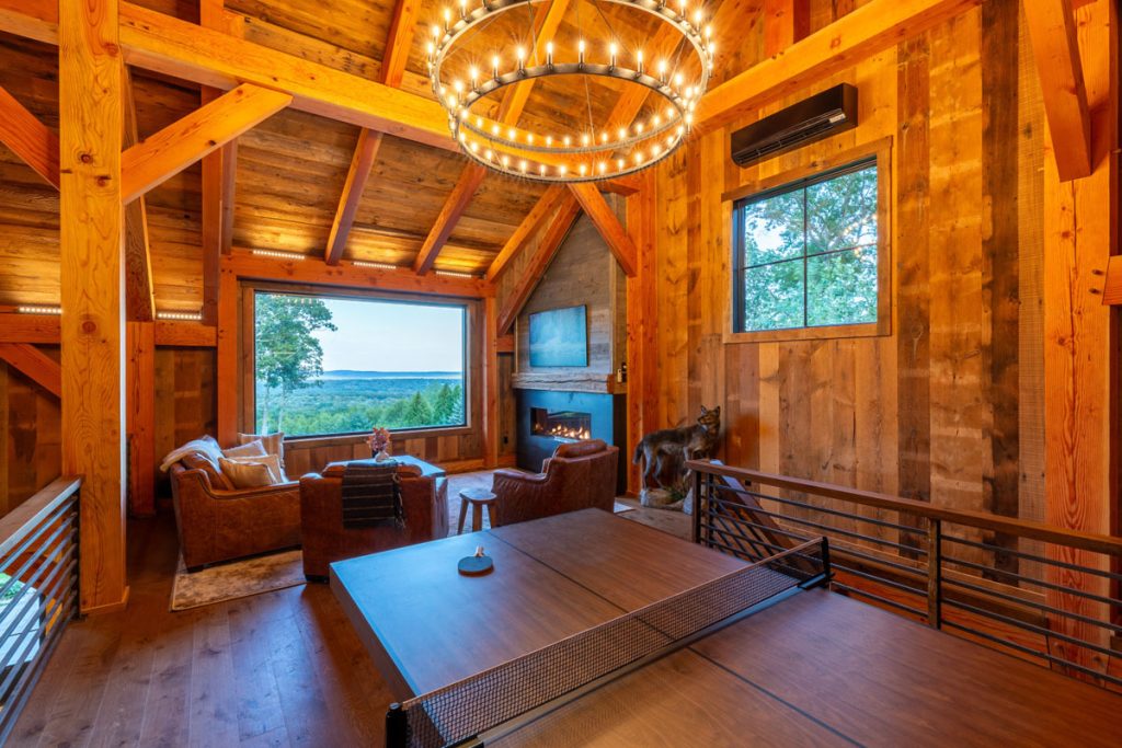 Rustic Timber Frame Party Barn on a Dreamy Country Estate