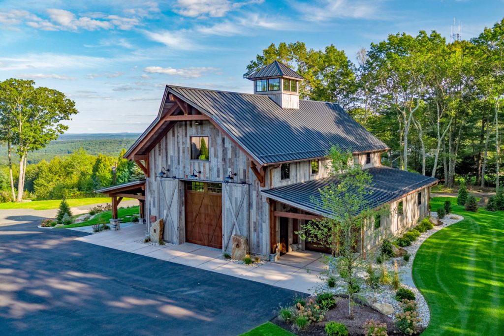 Rustic Timber Frame Party Barn on a Dreamy Country Estate