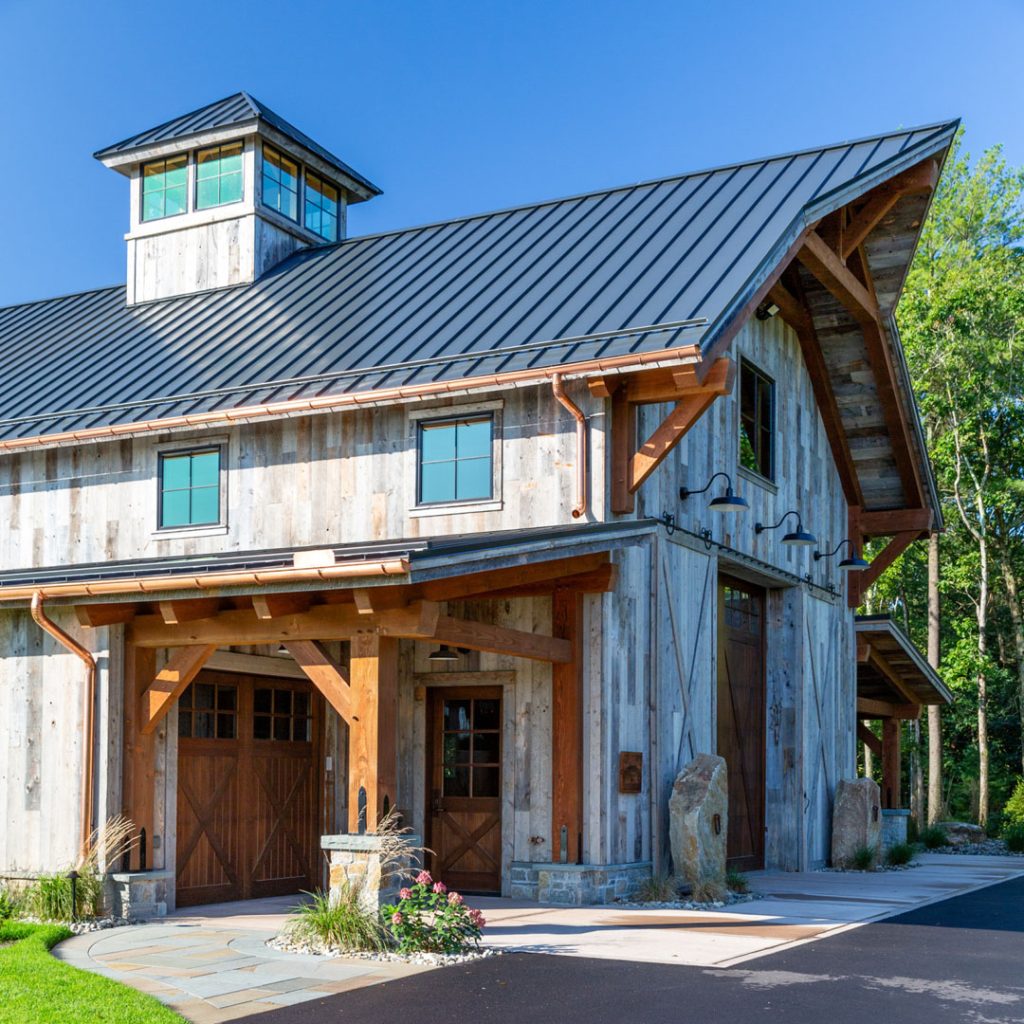 Rustic Timber Frame Party Barn on a Dreamy Country Estate
