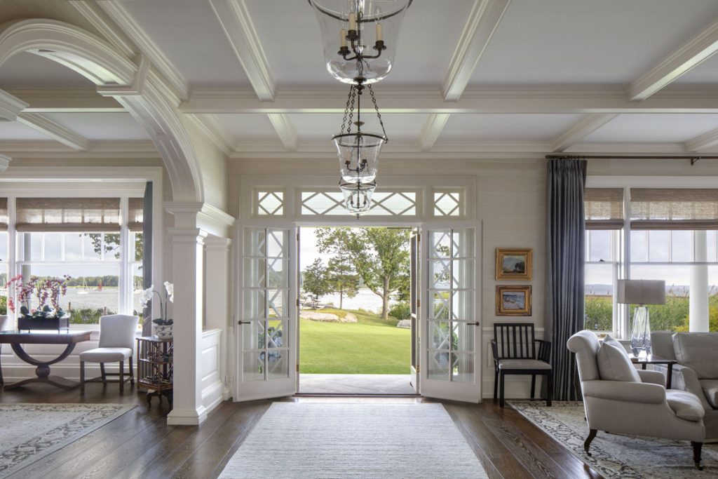 Transitional Beach Style House with New England Charm