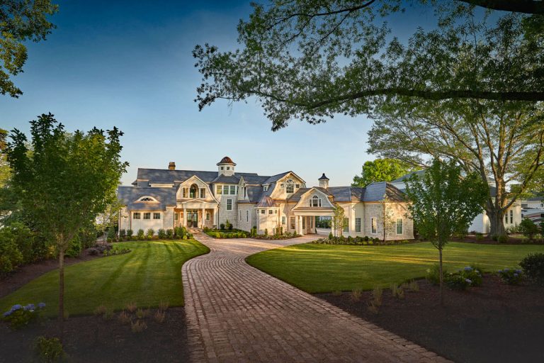 Timeless Luxury Lakeside Dream Home with Curb Appeal