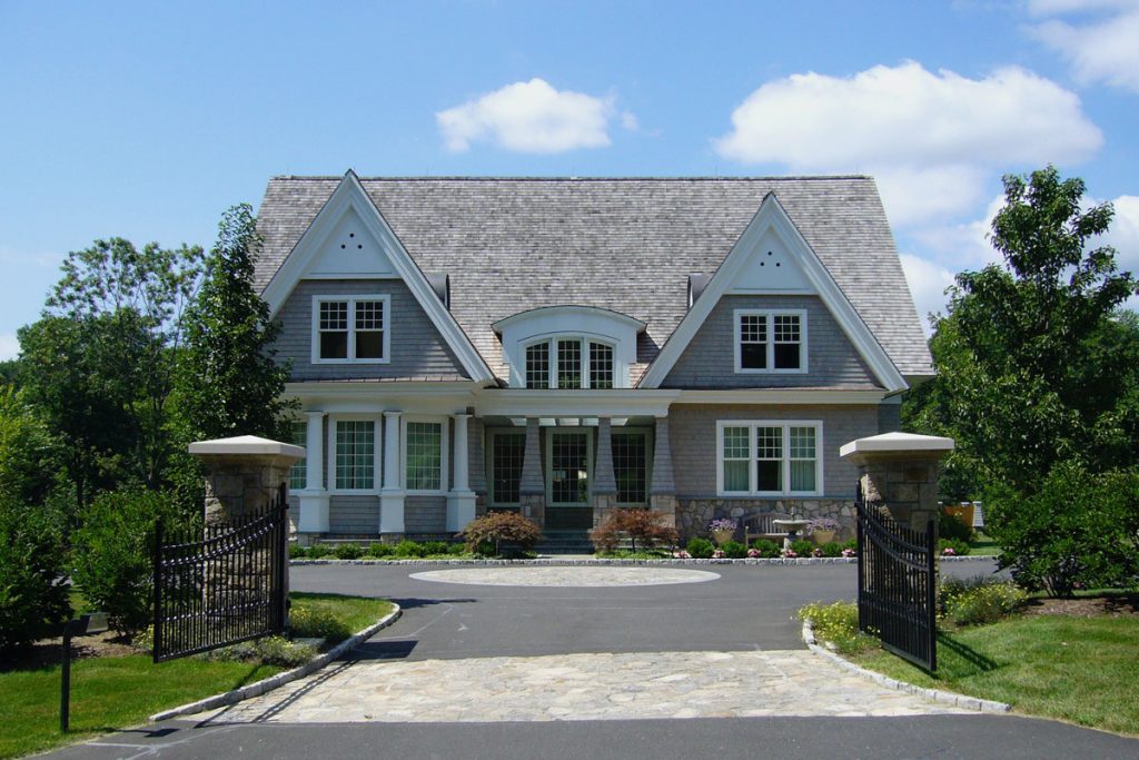 Classically-Styled Home with Elegant Architectural Improvement