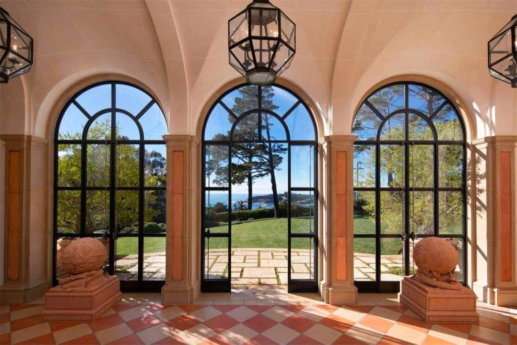 Spanish Colonial Style Ocean View Villa with Courtyard Garden