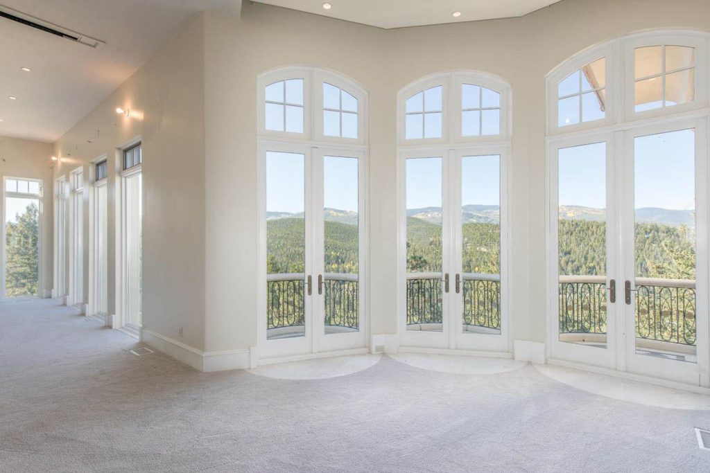 Grand Chateau Style Limestone Mansion in the Rockies