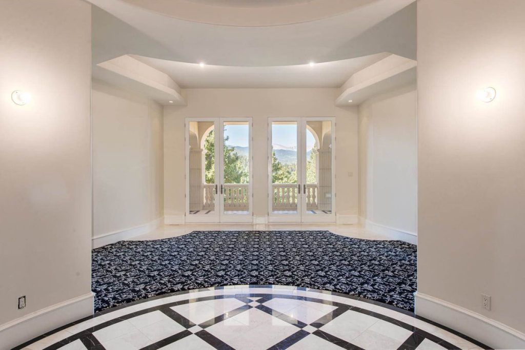 Grand Chateau Style Limestone Mansion in the Rockies