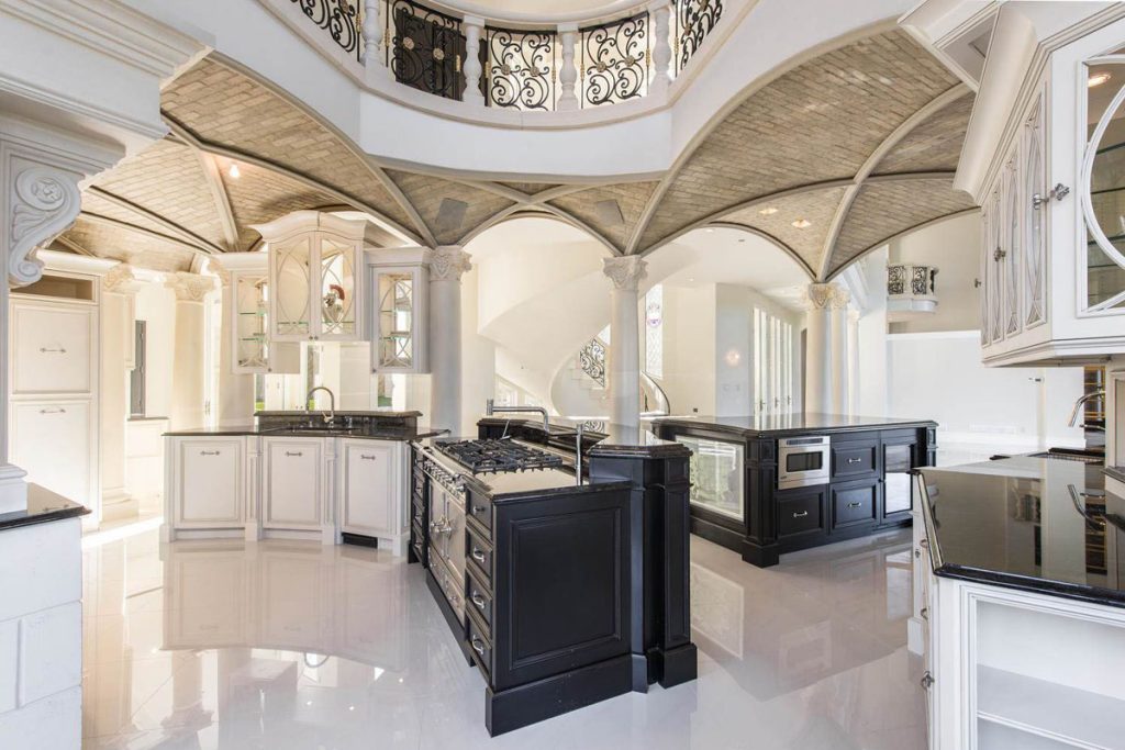 Grand Chateau Style Limestone Mansion in the Rockies