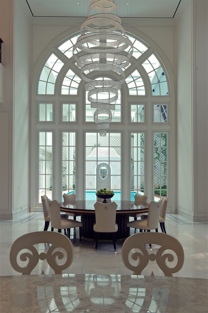 Elegant Villa Double-Height Arched Window | iDesignArch | Interior ...