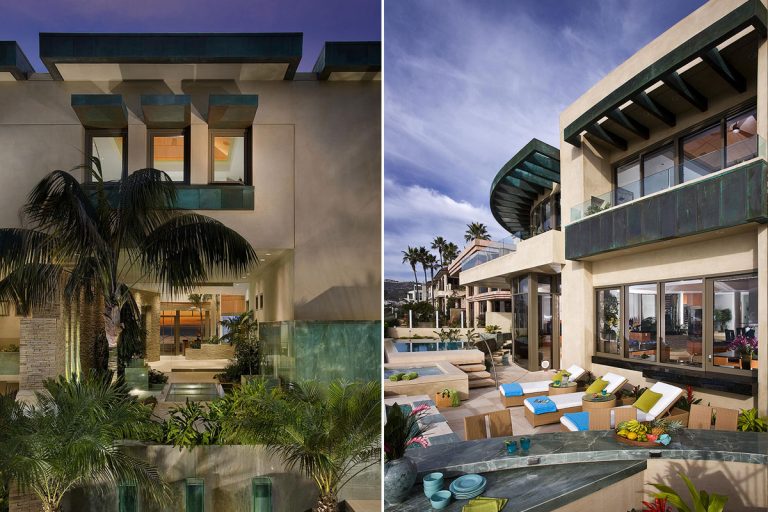 Contemporary Oceanfront Architectural Masterpiece with a Striking ...