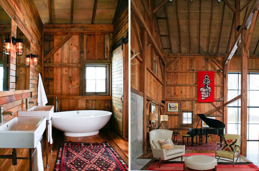 Contemporary Barn House Conversion With Rustic Interiors