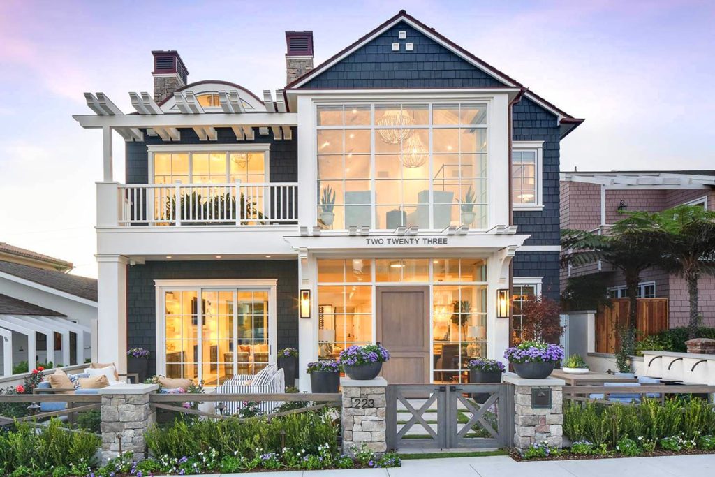 Coastal Transitional Home with Shingle Style Characteristics