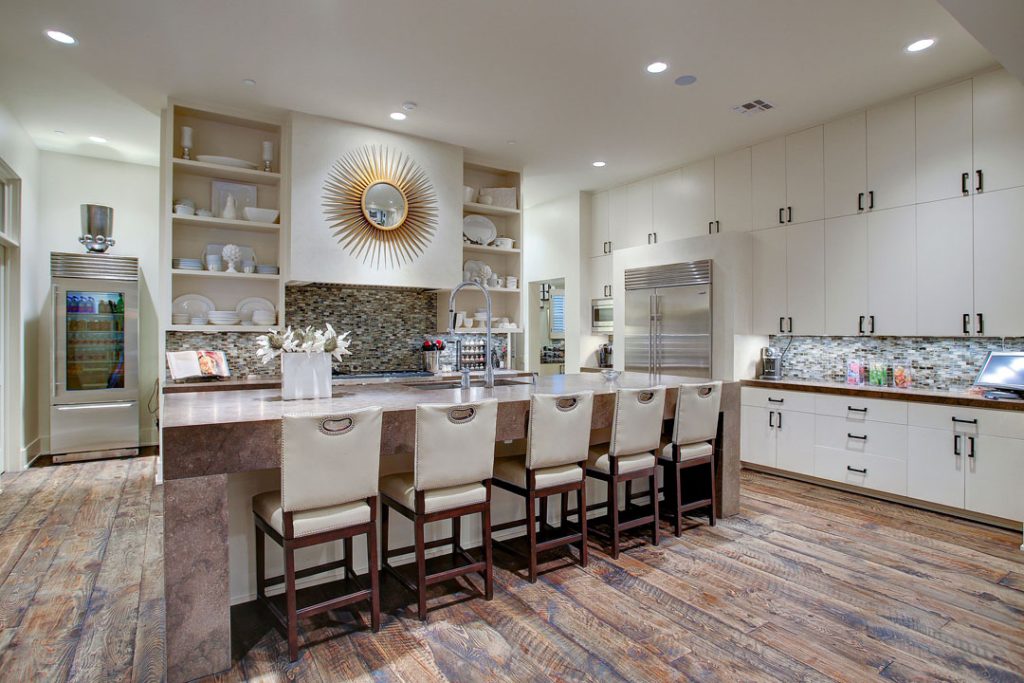 Rustic Tuscan Style Home in Texas with Contemporary Interiors