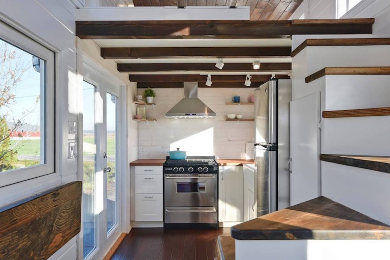 Custom Mobile Tiny House With Large Kitchen And Two Lofts | iDesignArch ...