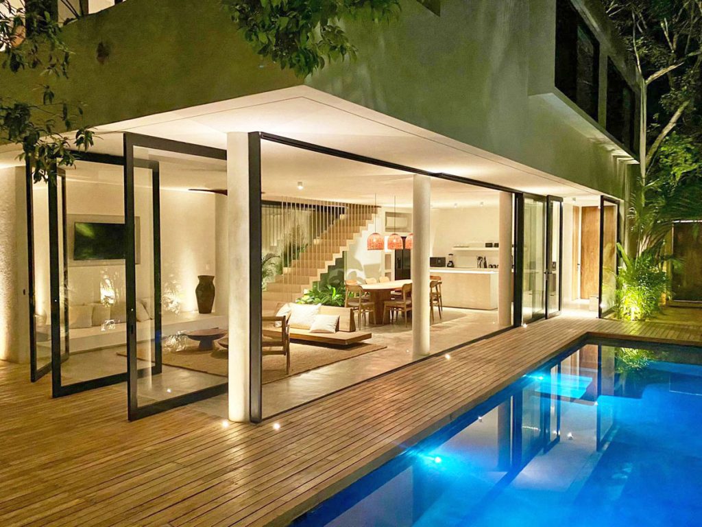 Dream Villa with Pool Terrace Surrounded by Lush Palms