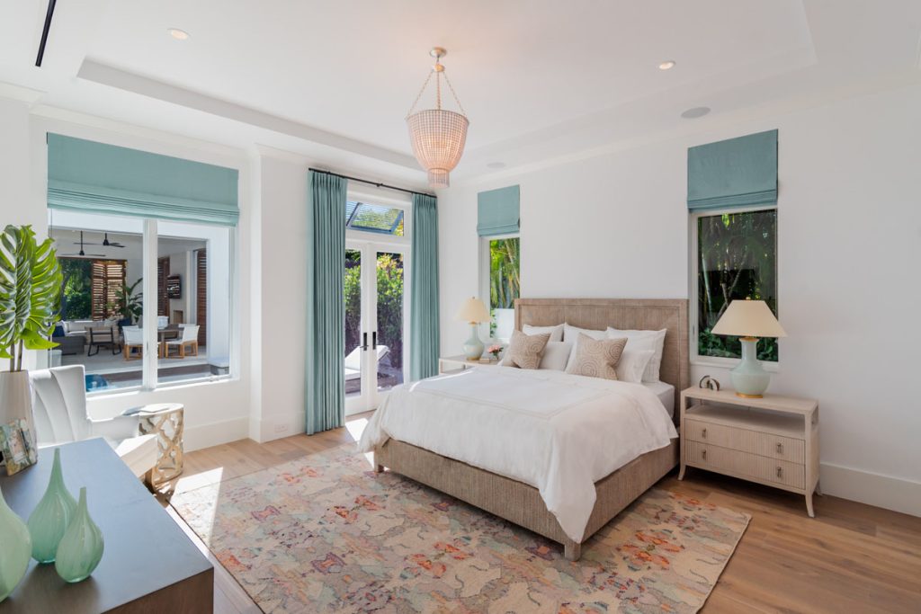 Florida Beach Bungalow with Tropical Courtyard Garden Oasis