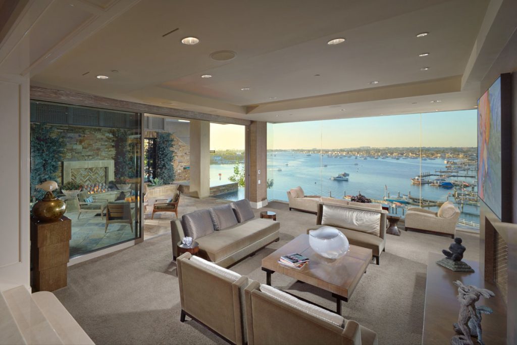 Mediterranean Style Harbor View Home with Contemporary Flair