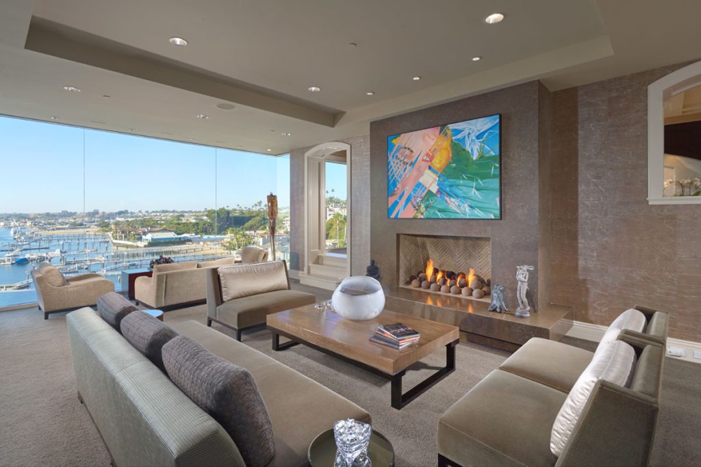 Mediterranean Style Harbor View Home with Contemporary Flair