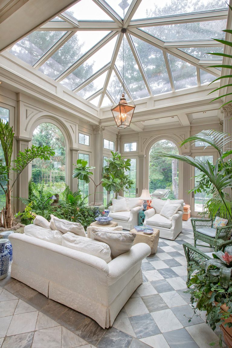 Timeless Classic Conservatory that Acts as a Living Room