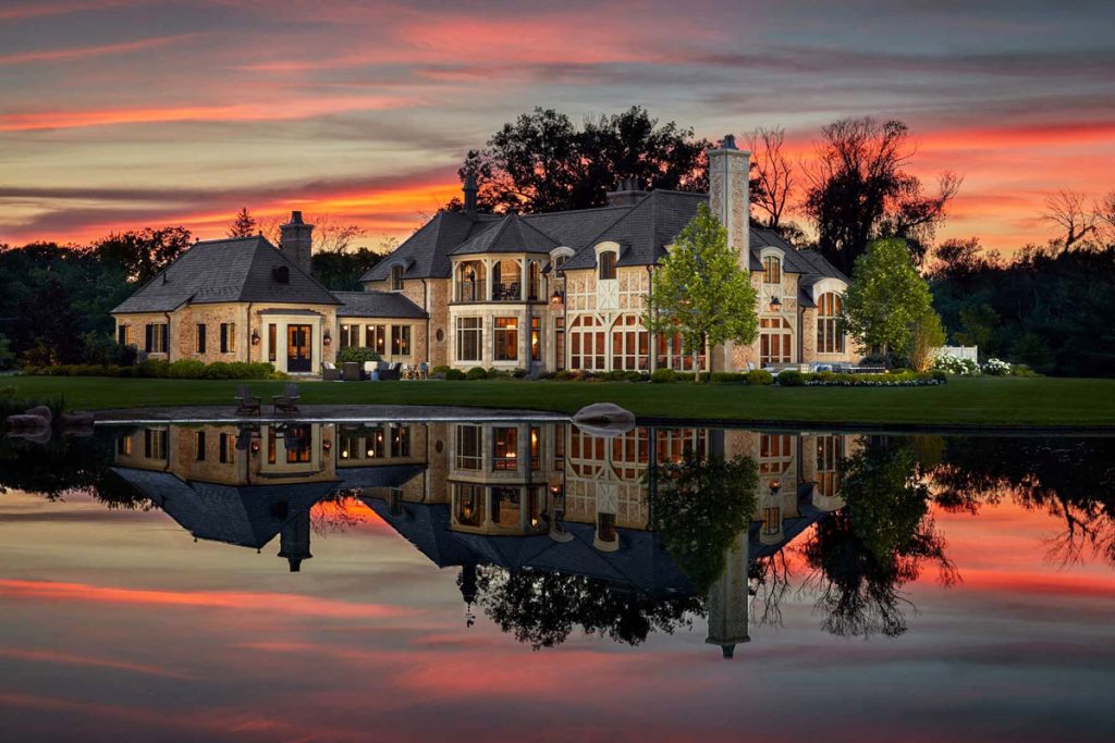 Classic Mansion Inspired by French Norman Architecture