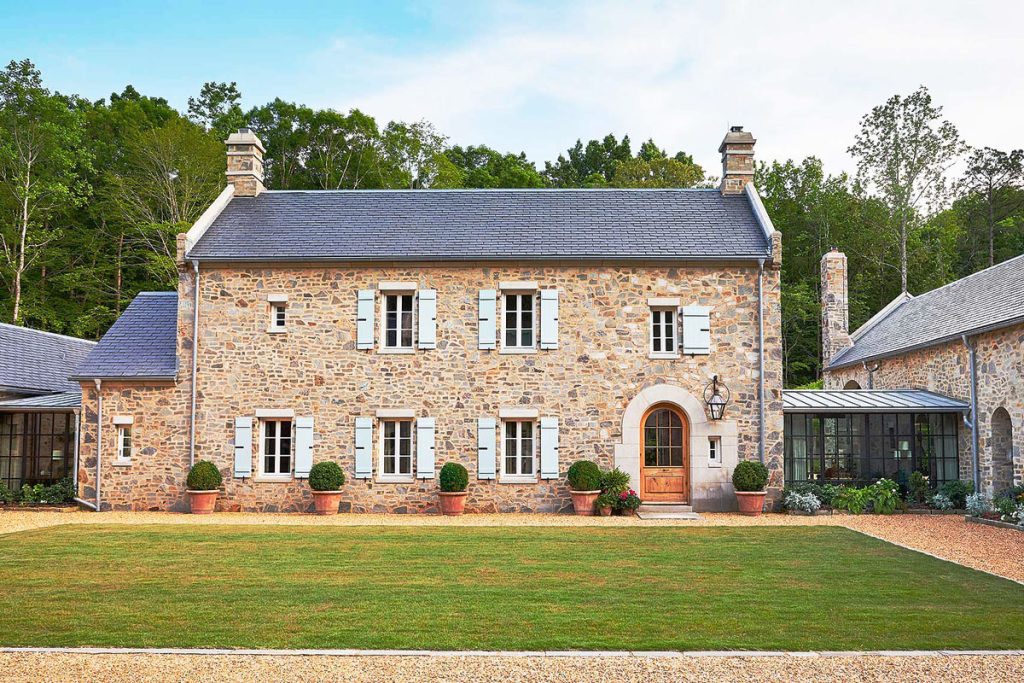 French-Style Country Farmhouse With Timeless Elegance
