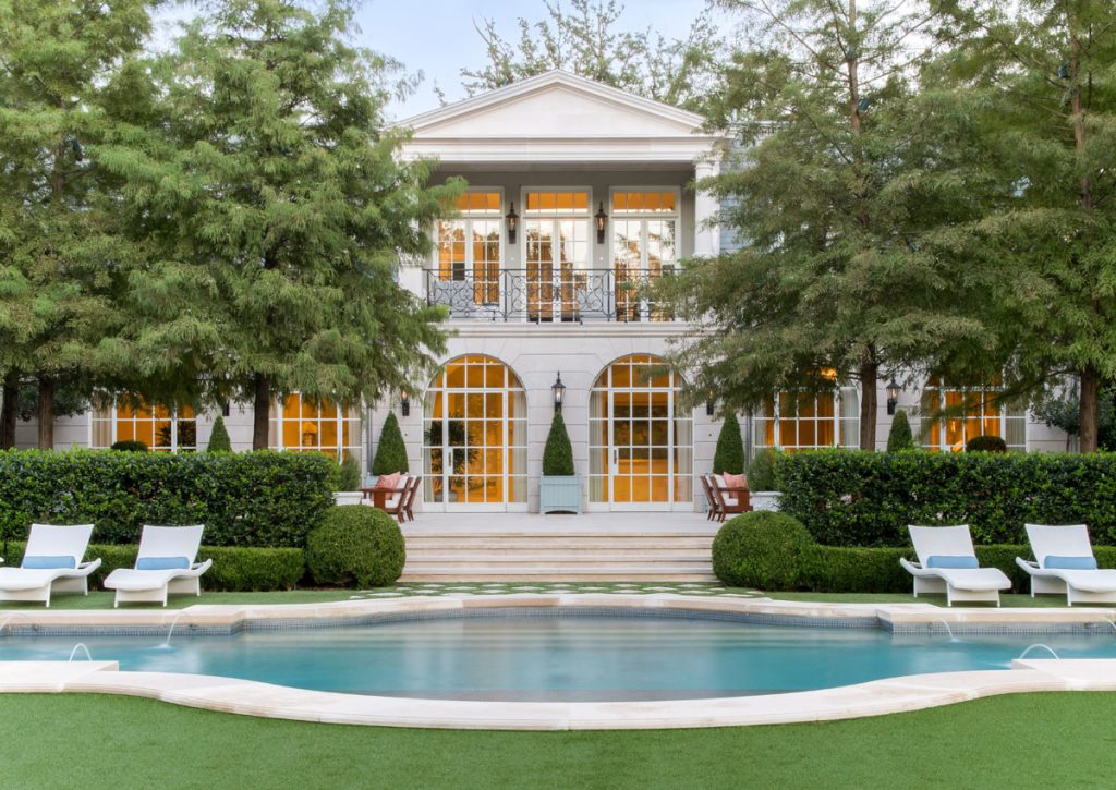 Transitional French Style Mansion with Classic Parisian Flair