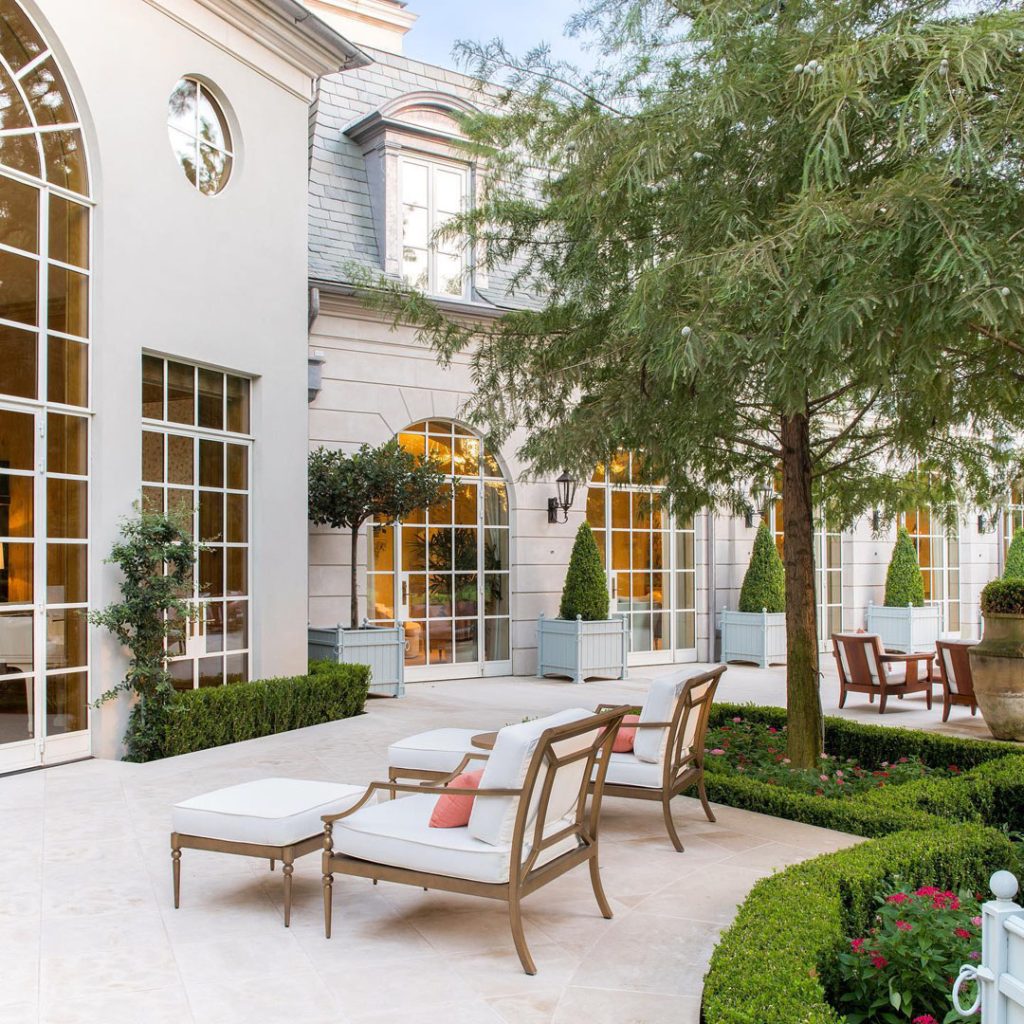 Transitional French Style Mansion with Classic Parisian Flair