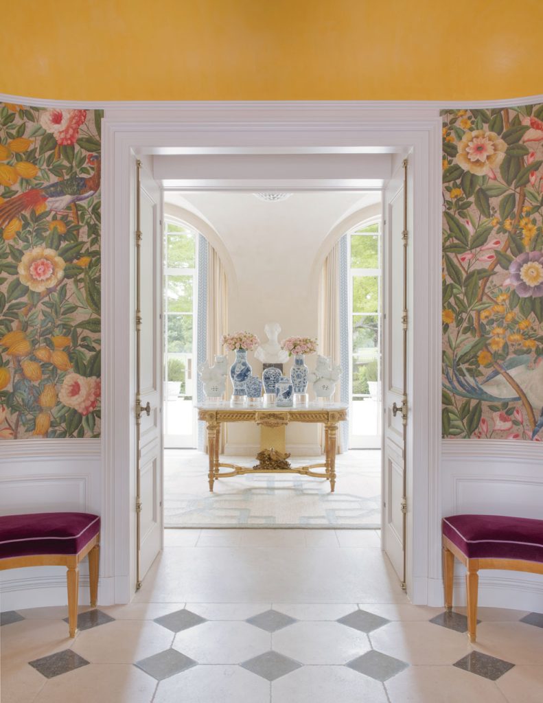 Transitional French Style Mansion with Classic Parisian Flair