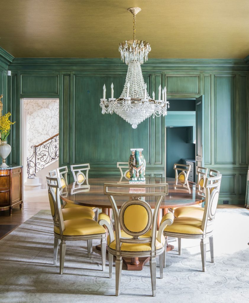 Transitional French Style Mansion with Classic Parisian Flair