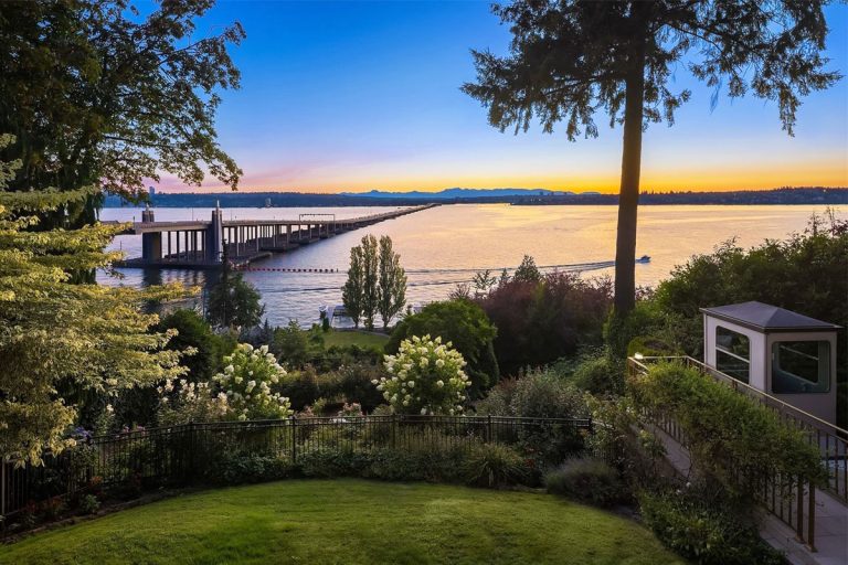 Unique Waterfront Estate with Its Own Tram Down to the Lake