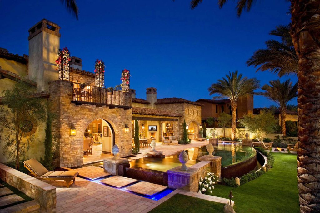 Tuscan Village Farmhouse Style Golf Estate in the Desert
