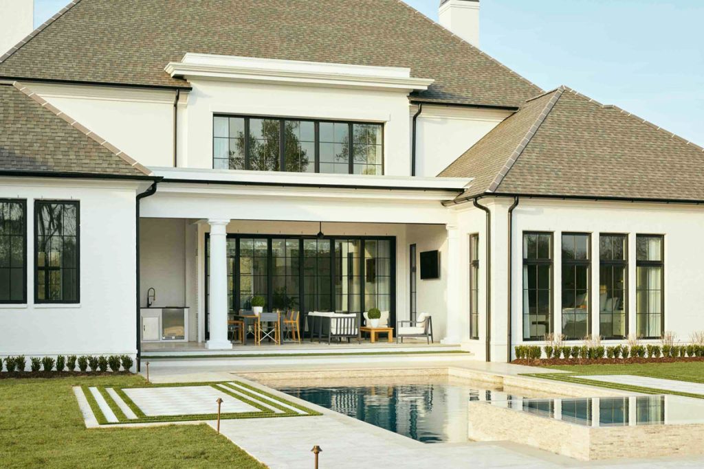 Classic French Chateau Style Home with a Modern Touch