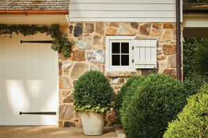 Timeless Country Stone House with Meticulous Landscaping