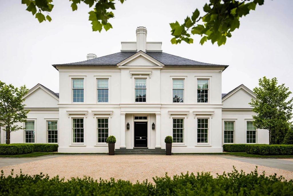 Regency Style Coastal Home with Neoclassical Details