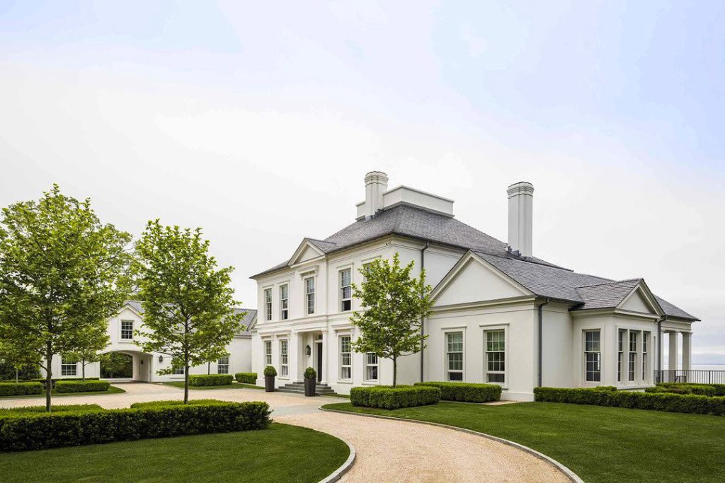 Regency Style Coastal Home with Neoclassical Details