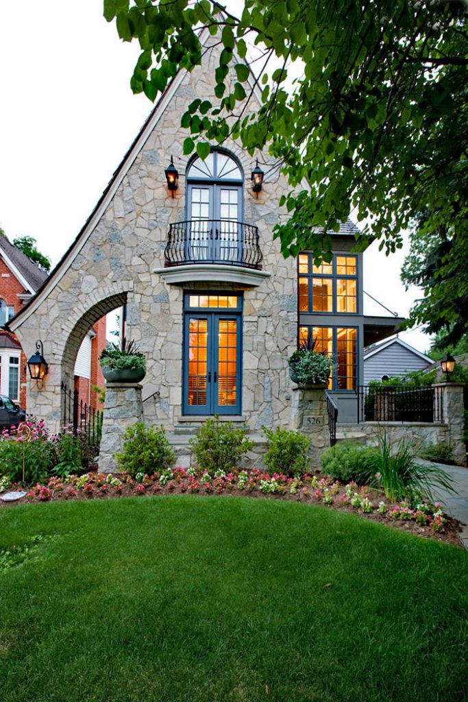 Transitional Eclectic English Country Cottage Style Home