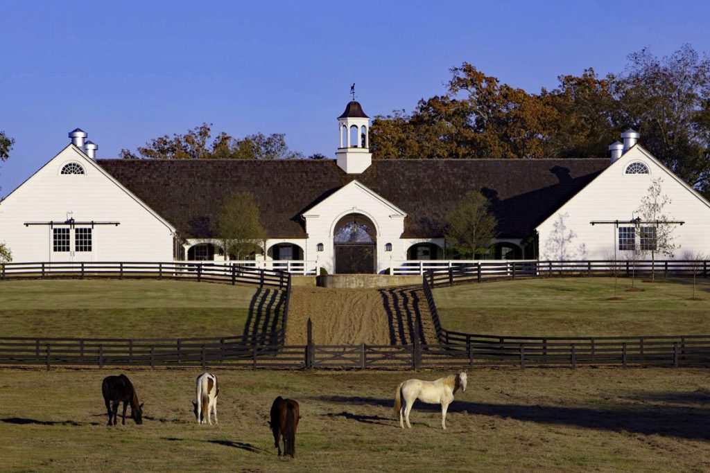Classically Proportioned Georgian Colonial Barn Style Stable