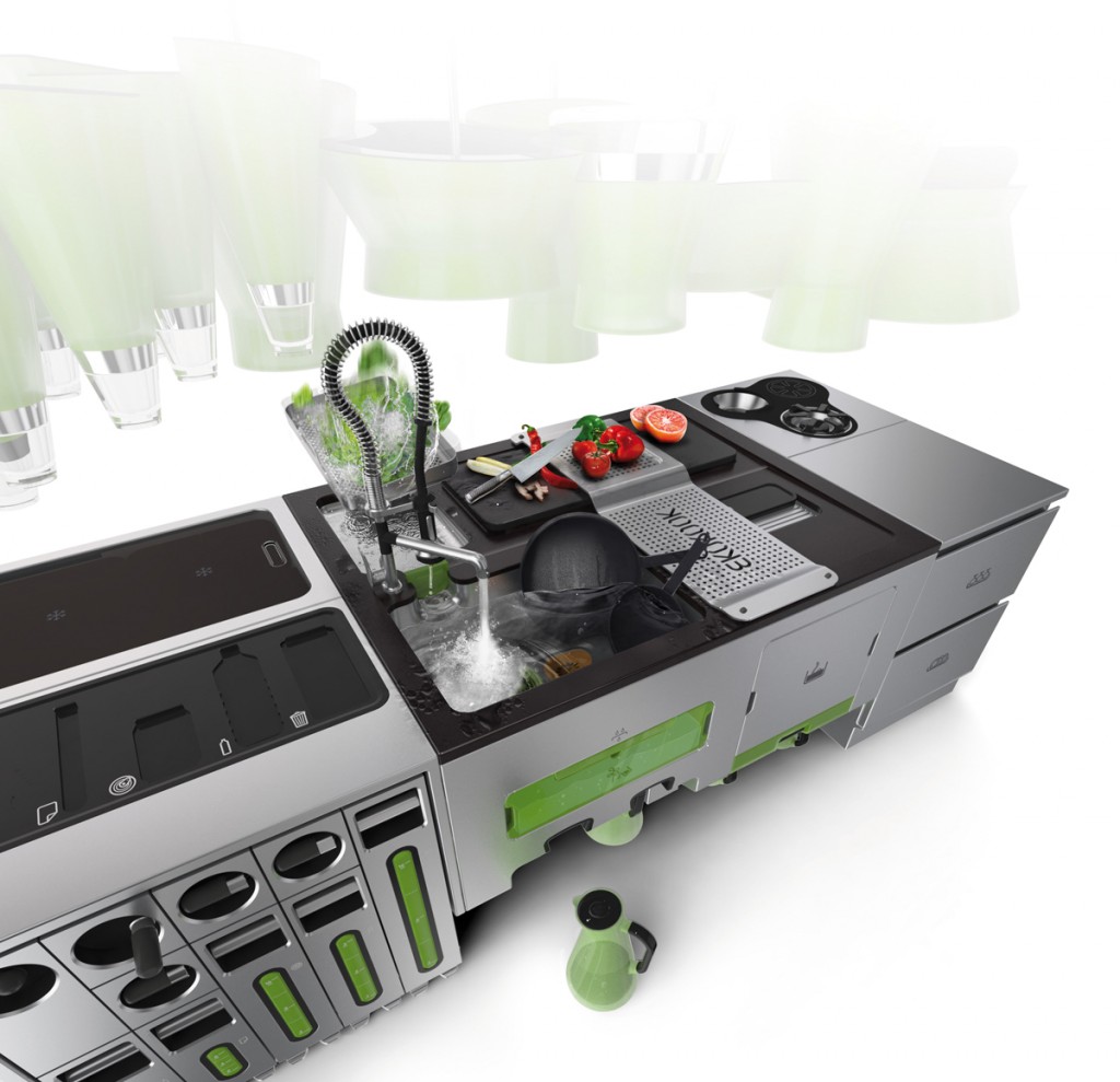 Eco-Friendly Futuristic Kitchen | iDesignArch | Interior Design ...